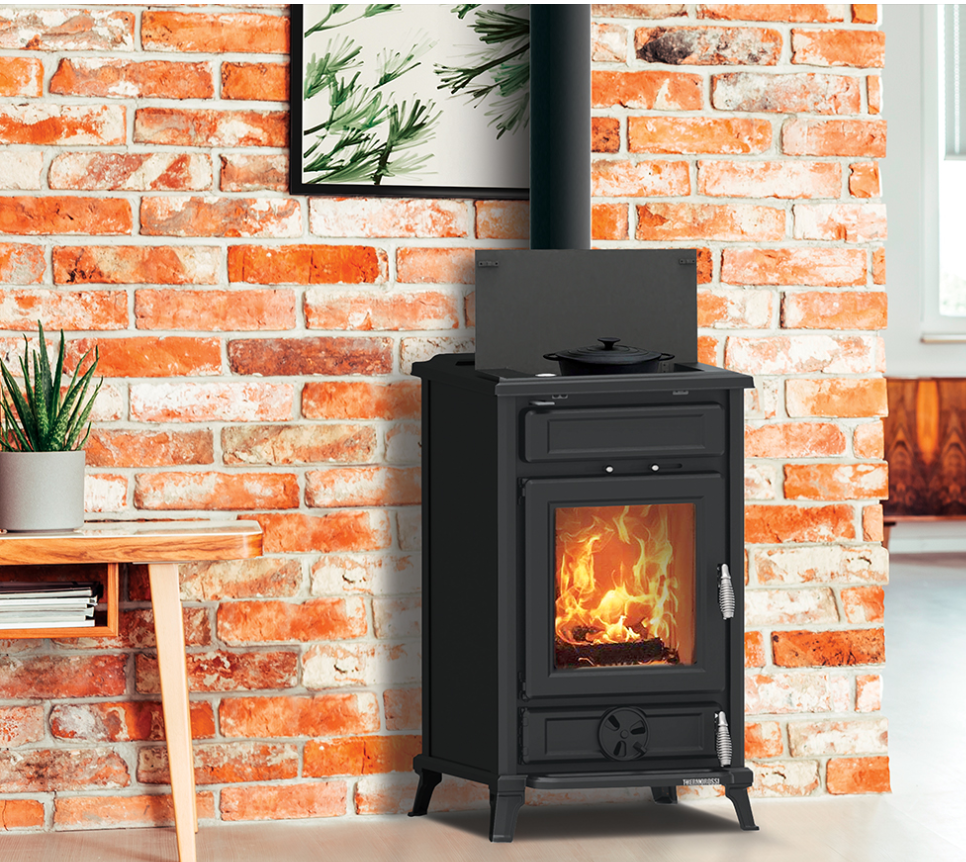 Filò Stufa a legna in ghisa, Thermorossi – EdilAR